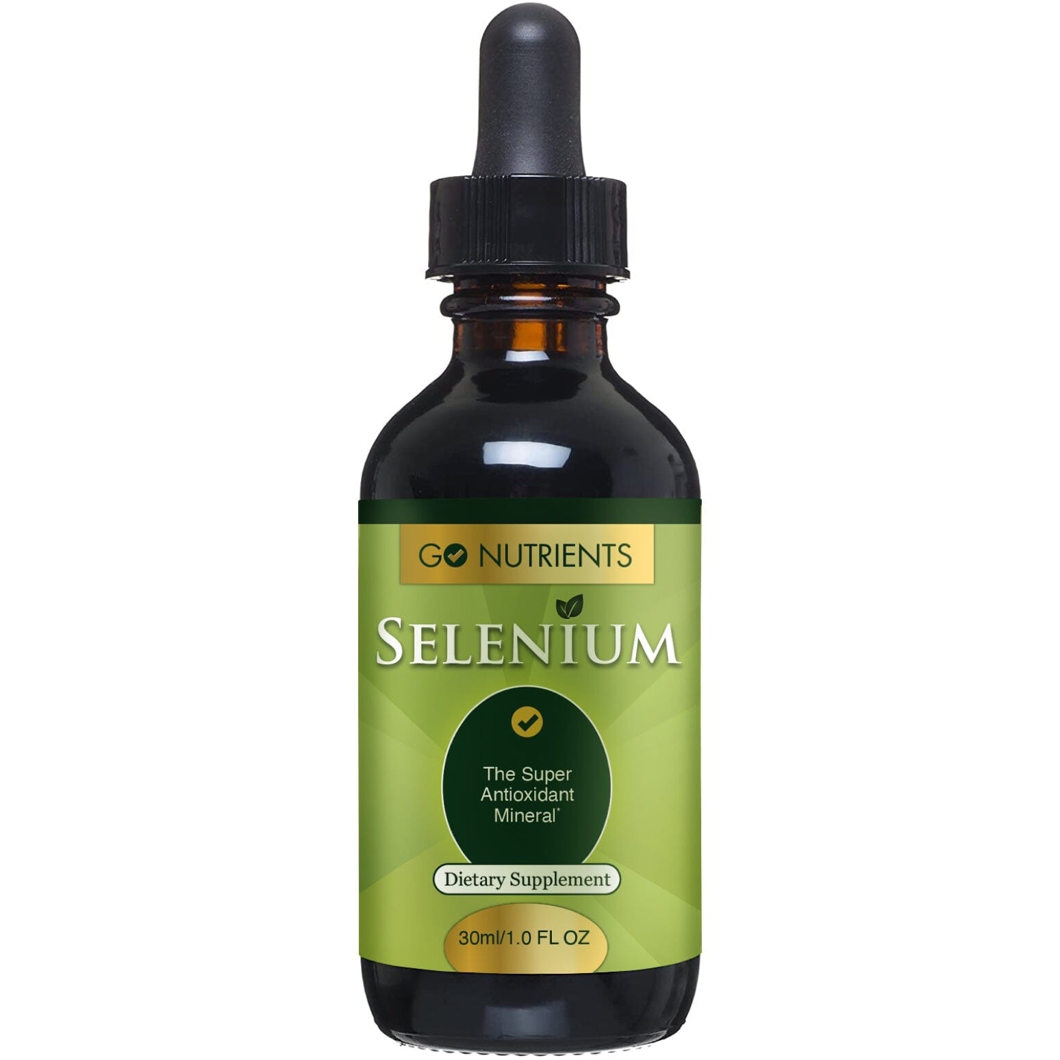Selenium 200 mcg | Organic Liquid Drops | Go Nutrients