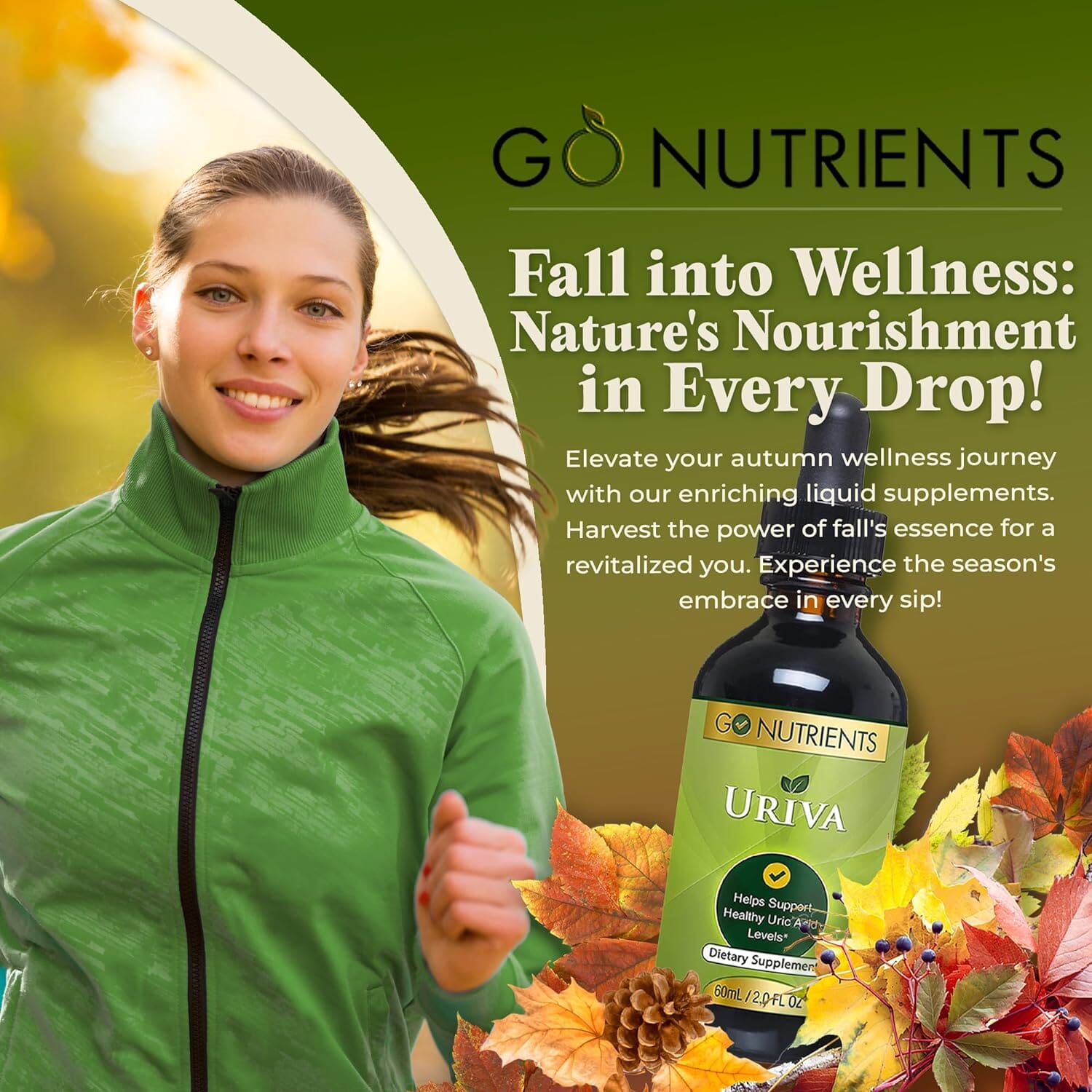 Uriva™ | Advanced Uric Acid Support Supplement | Go Nutrients