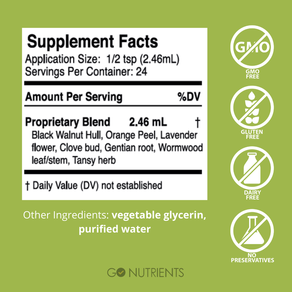 Intestinal Edge™ - Natural Parasite Cleanse Supplement – Go Nutrients